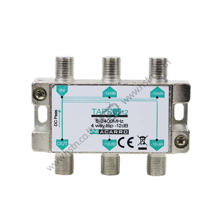 TAPS4 Tapoff 4 way tap loss xx dB 5-2400MHz - hstn